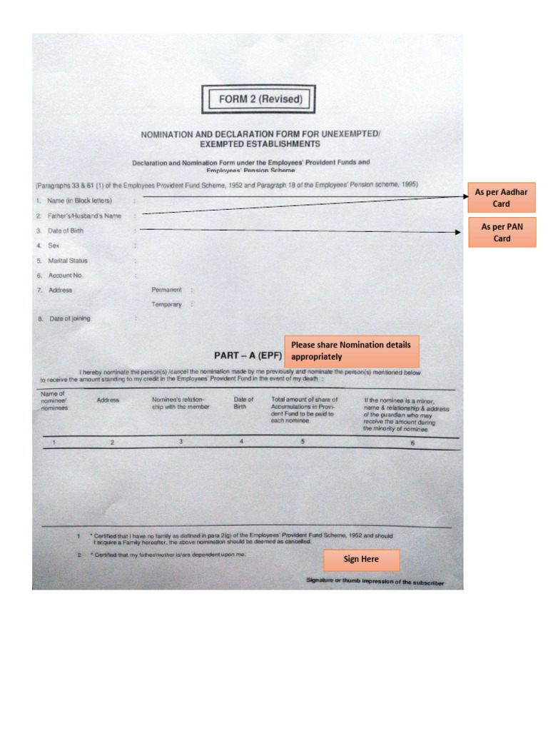 5d01cf9e4b20f - 1560399774 - Sample - PF Form 2 | PDF