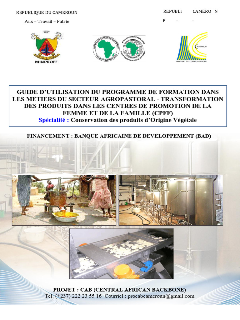 Guide Conservation Des Produits D'origine Végétale 08-05-2024 | PDF ...