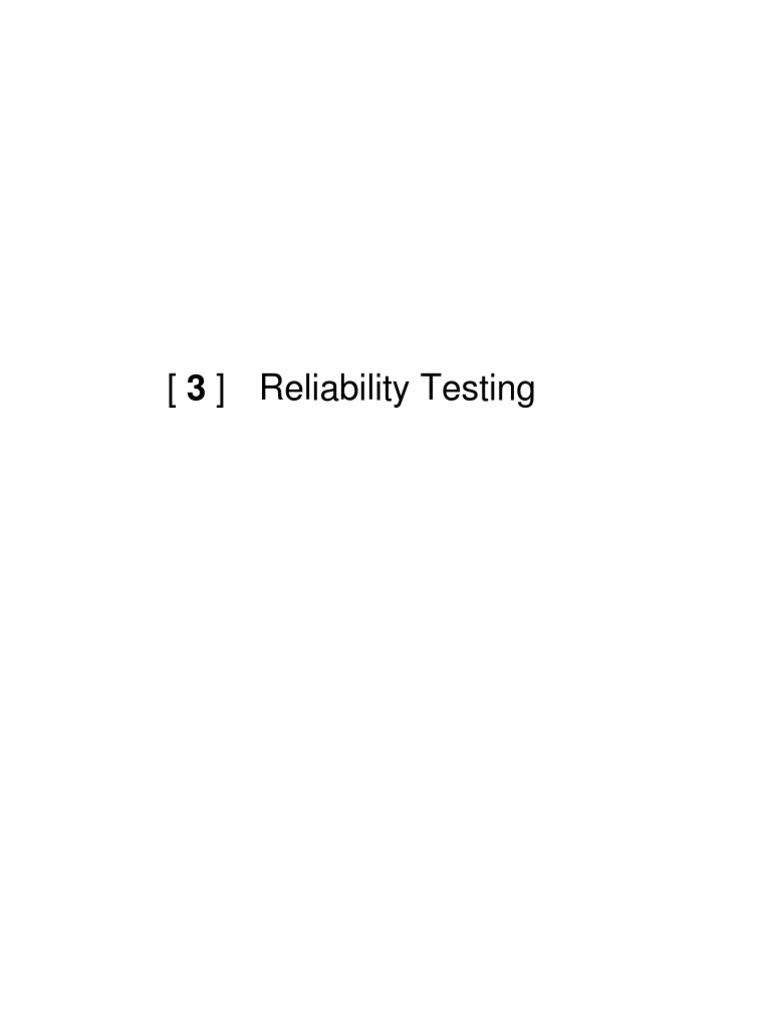 Reliability Bde0128g Chap03 | PDF | Reliability Engineering | Field Effect Transistor