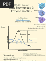 Determining Km and Vmax in Enzyme Kinetics | PDF | Enzyme Kinetics | Enzyme