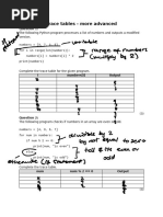 Understanding Trace Tables in IT | PDF
