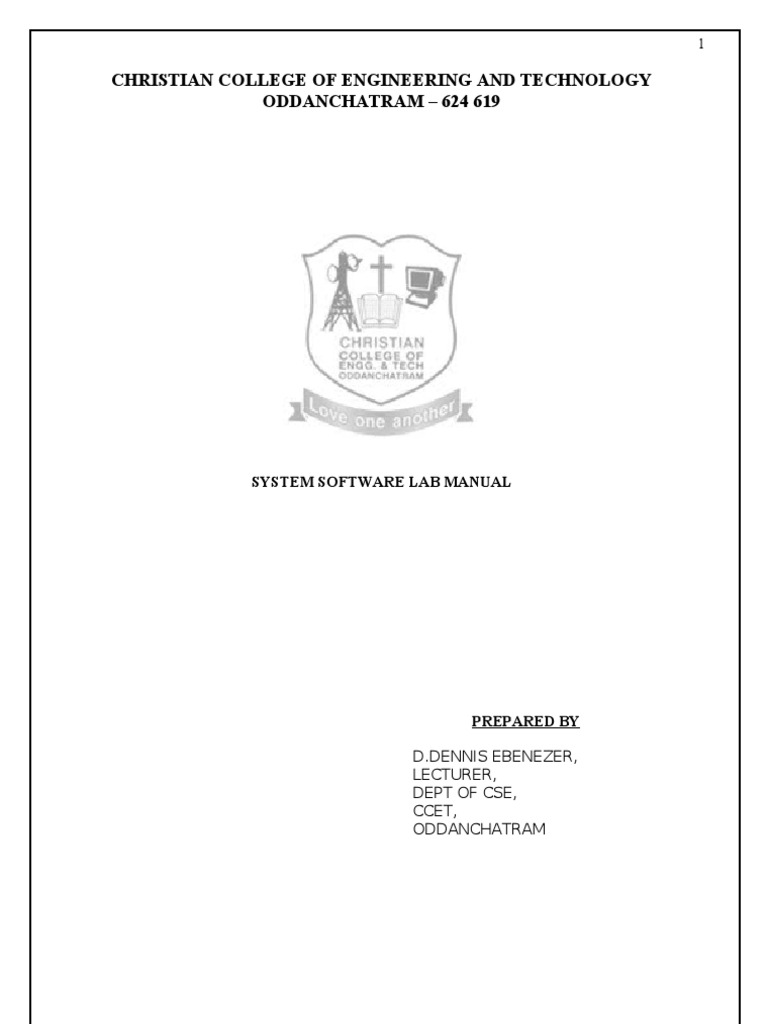 SS Lab Manual | PDF | Instruction Set | Assembly Language