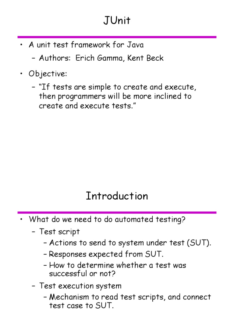 Junit Tutorial Pdf Method Computer Programming Boolean Data Type 1383