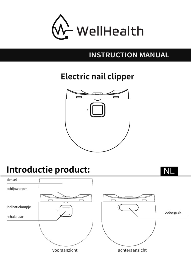 Manual - Electric Nail Clipper | PDF