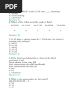 Athena Assessment Practice Questions | PDF