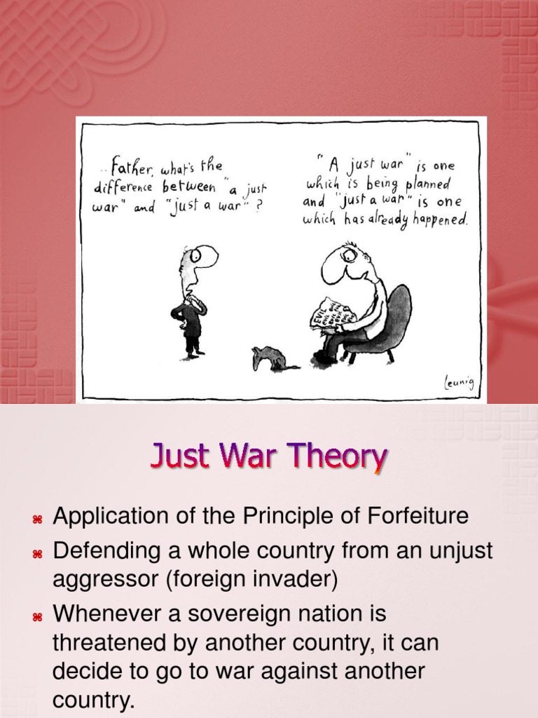 Just War Theory | Rebellions | Just War Theory