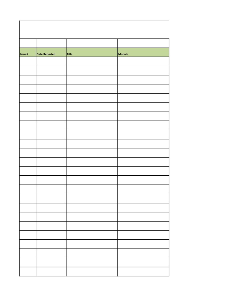 Issues - Reported by Client: Issue# Date Reported Title | PDF | Finance ...
