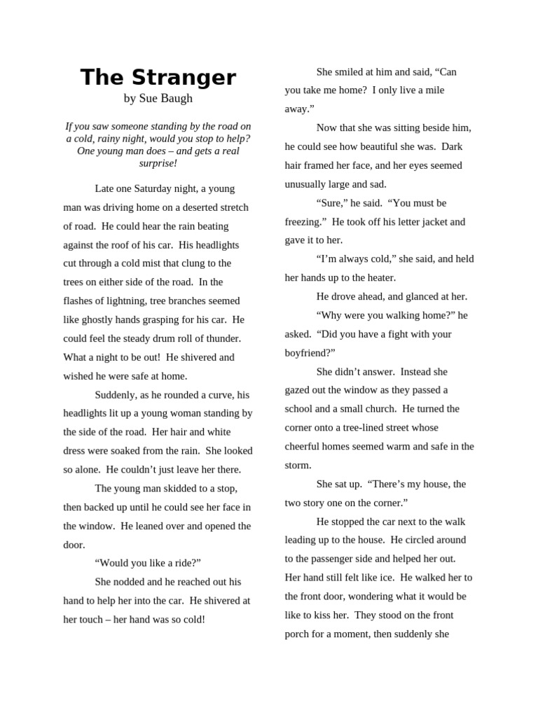 The Stranger | PDF