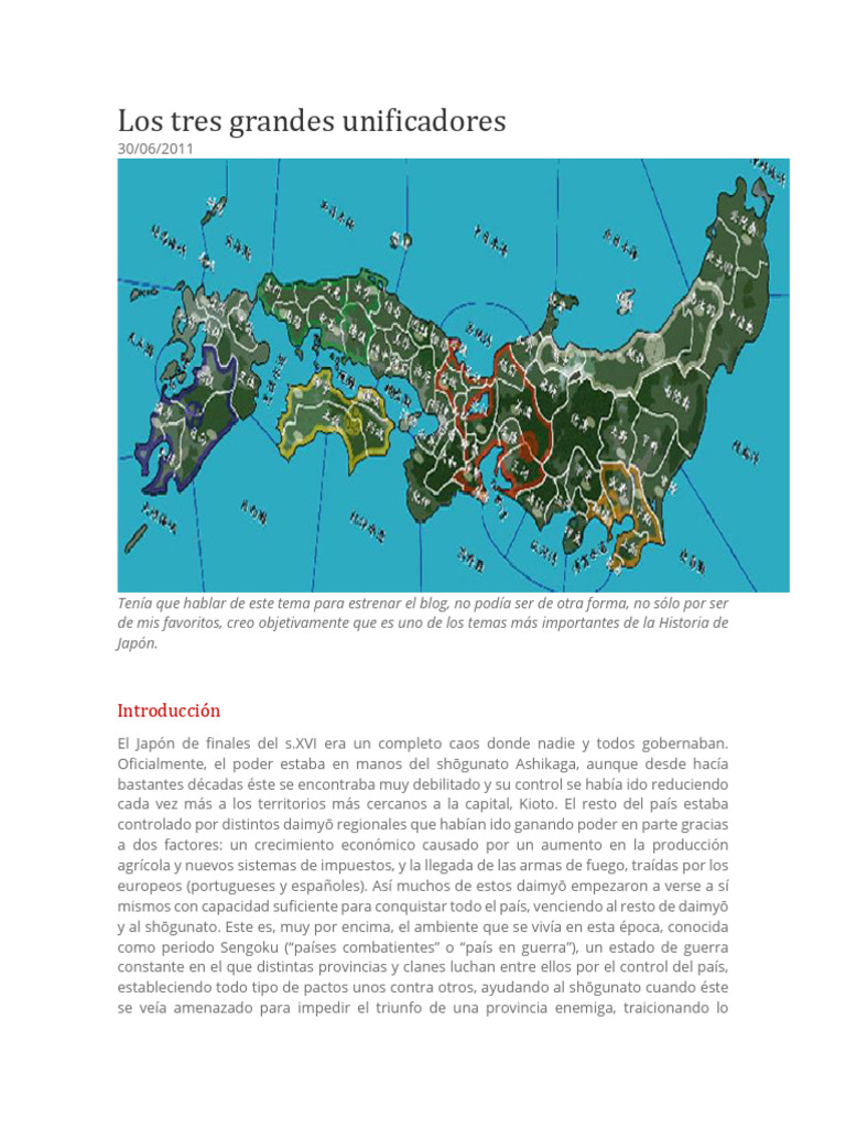 Los Tres Grandes Unificadores de Japón | PDF | Japón feudal | Caballería