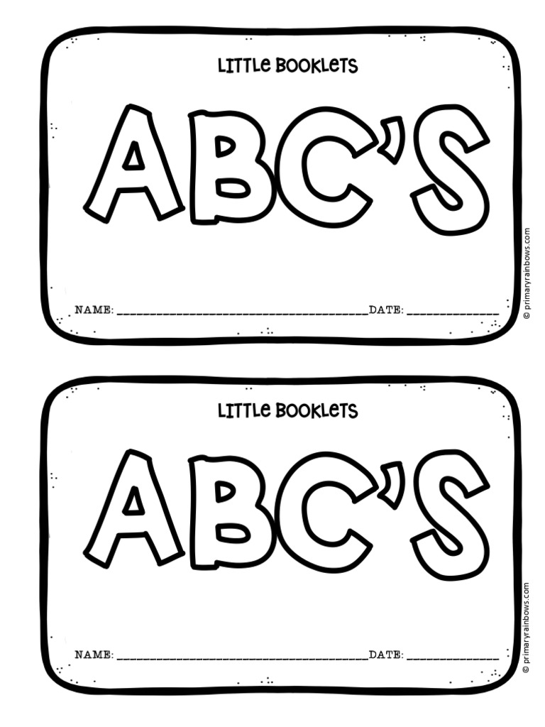 Abc'S Abc'S: Little Booklets | PDF