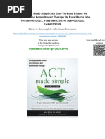 ACT Made Simple: 2nd Edition Guide | PDF | Psychotherapy | Mind