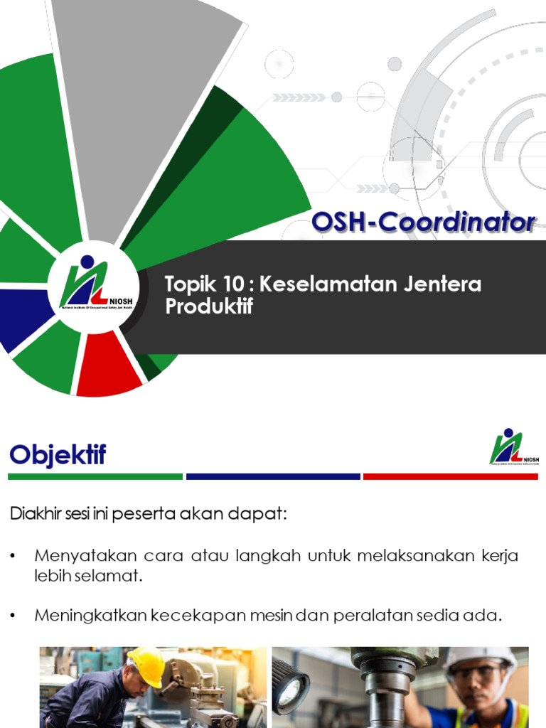 Topik 10 - Keselamatan Jentera Produktif | PDF