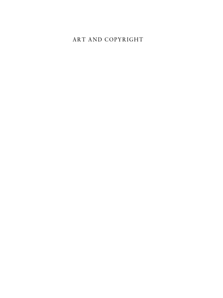 Art and Copyright | PDF | Copyright | Intellectual Property