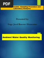 Water Sampling Procedure Guide | PDF | Water Quality | Water