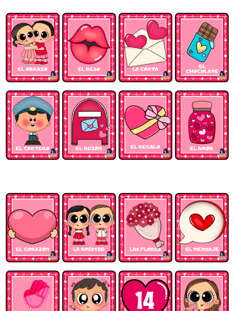 Loteria San Valentín | PDF