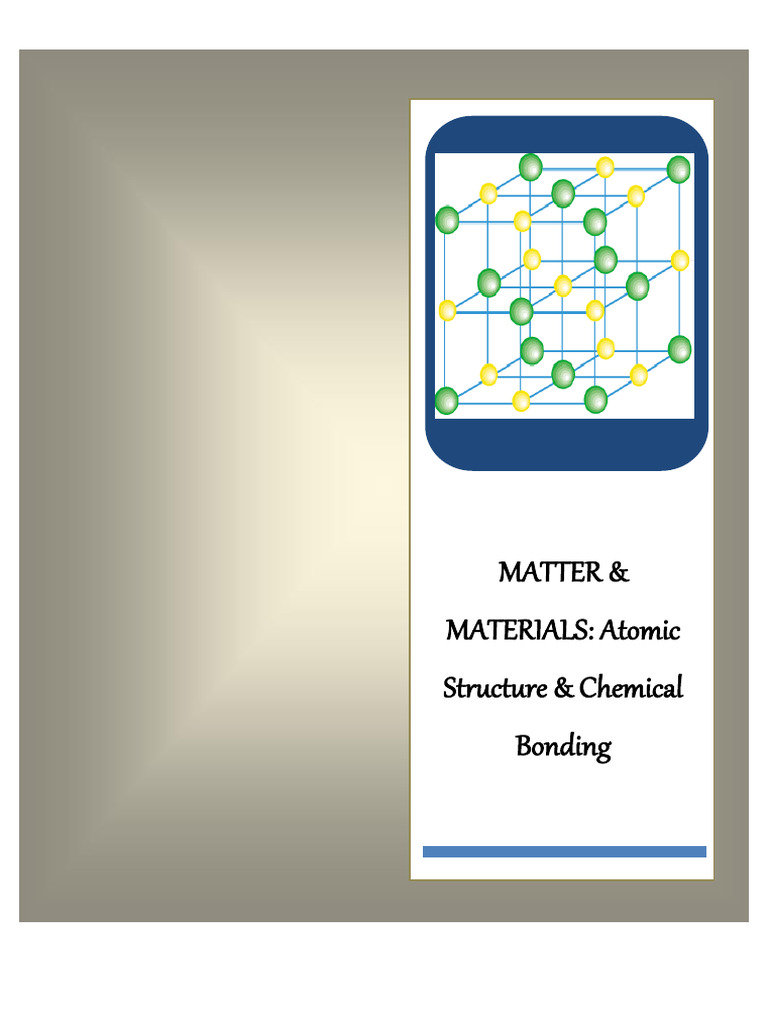 Atomic Structure & Chemical Bonding (2) G 10 | PDF | Chemical Bond ...