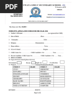 Oshigambo High School 2026 Application Form | PDF