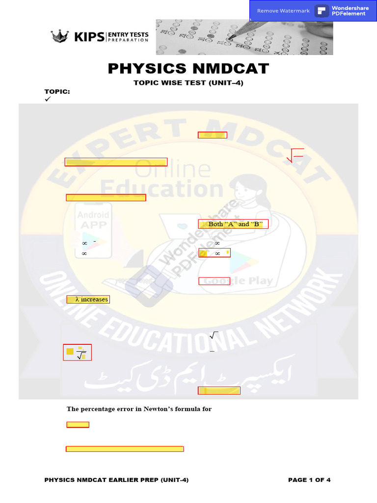 Unit-4 Physics Answer Key | PDF | Sound | Waves