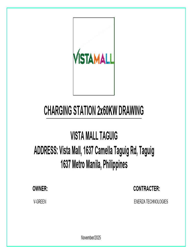 Vista Taguig - 30.11.2025 | PDF | Electricity | Equipment