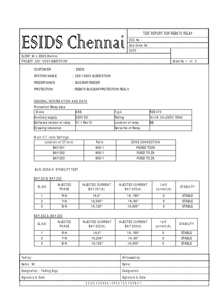 Bus Bar Test Report | PDF | Manufactured Goods | Electromagnetism