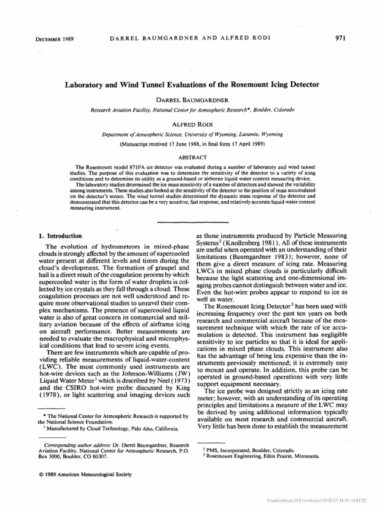 (1989) (Baumgardner and Rodi) Laboratory and Wind Tunnel Evaluations of ...