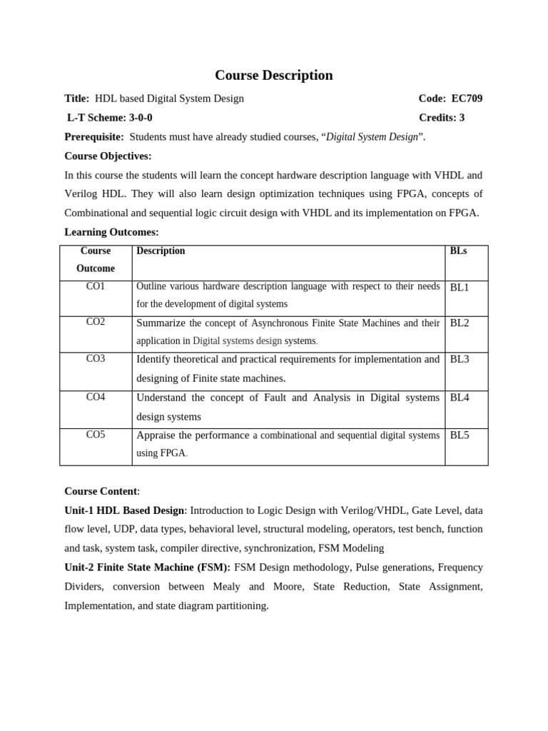HDL Based Digital System Design | PDF | Hardware Description Language ...