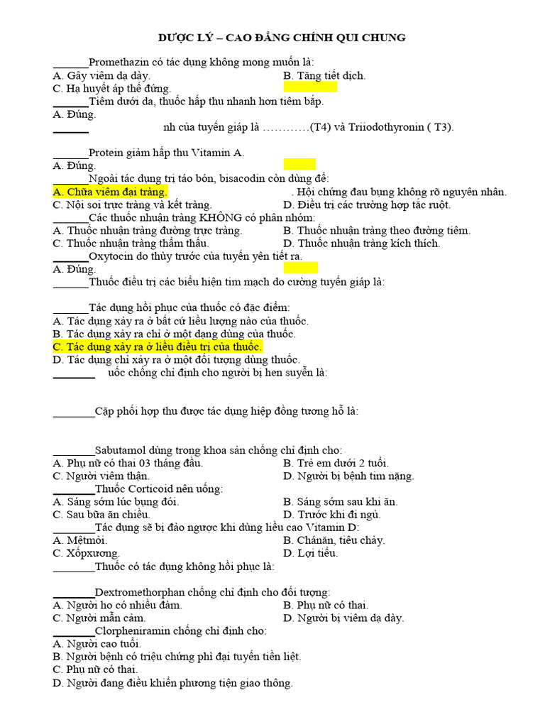 70% Duoc Ly CD y | PDF