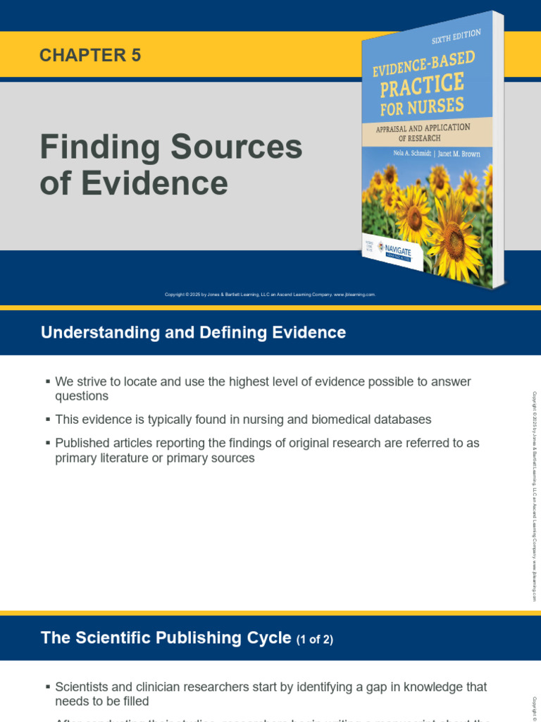 Finding Evidence Source CH05 | PDF | Index Term | Pub Med