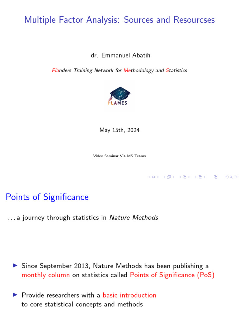 2024 Multiple Factor Analysis | PDF | Principal Component Analysis ...