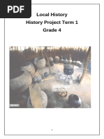 Grade 4 Local History Project Guide | PDF | Information | Learning