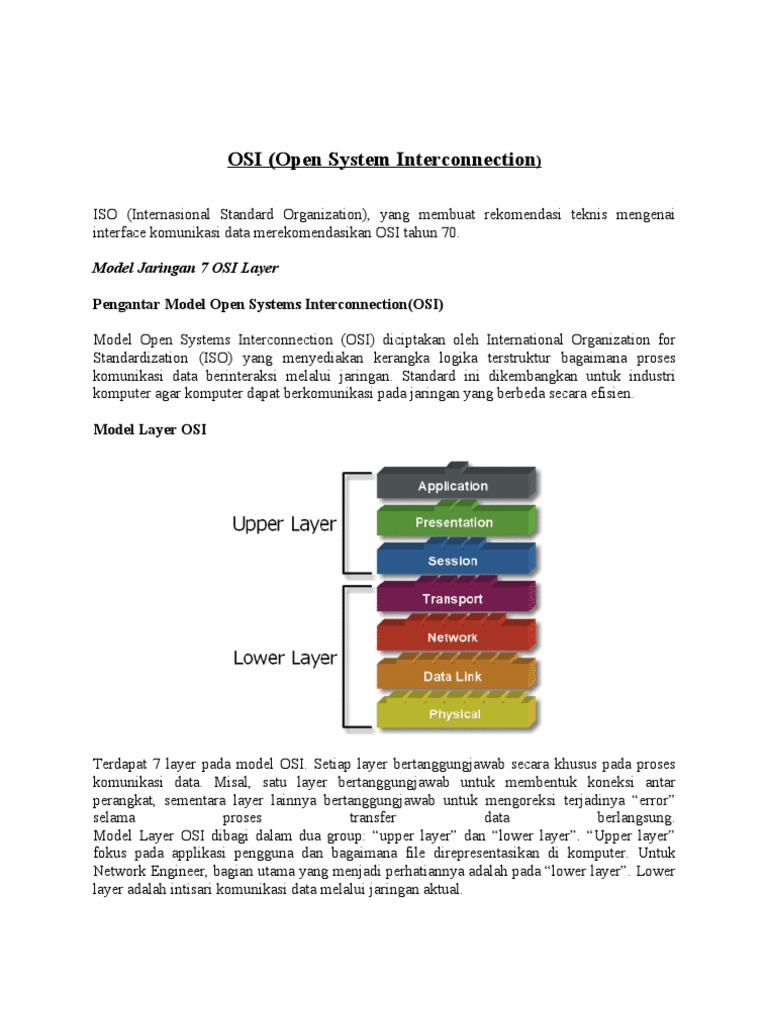 OSI7 Layer | PDF