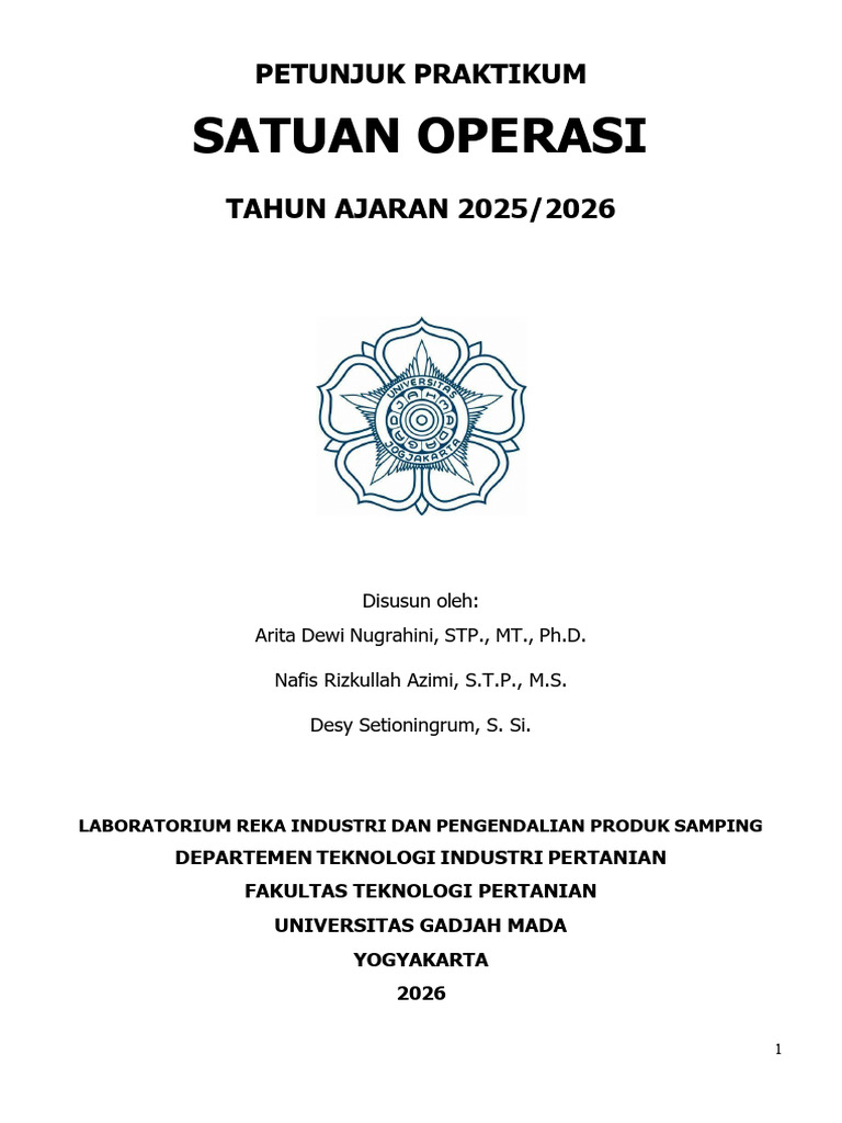 Modul Satop 2026 Rev | PDF