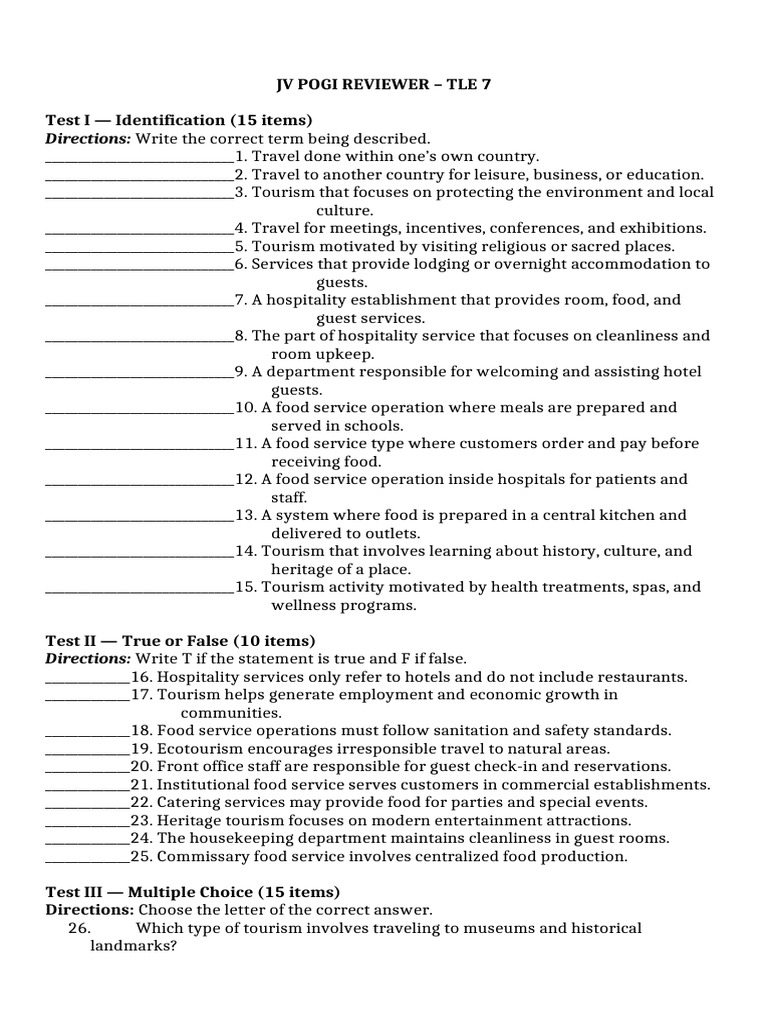 JVS' Reviewer | PDF