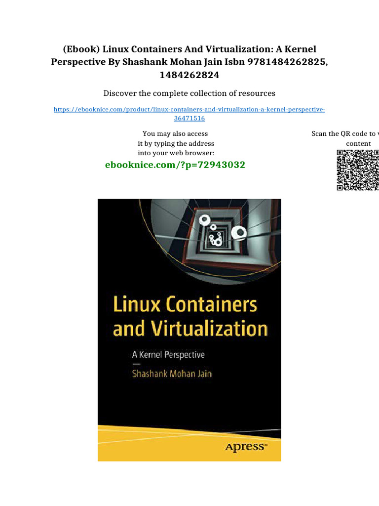 (Ebook) Linux Containers and Virtualization: A Kernel Perspective by ...