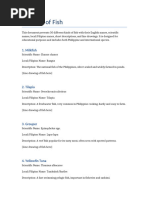 Pakol Fish: Characteristics and Habitat | PDF