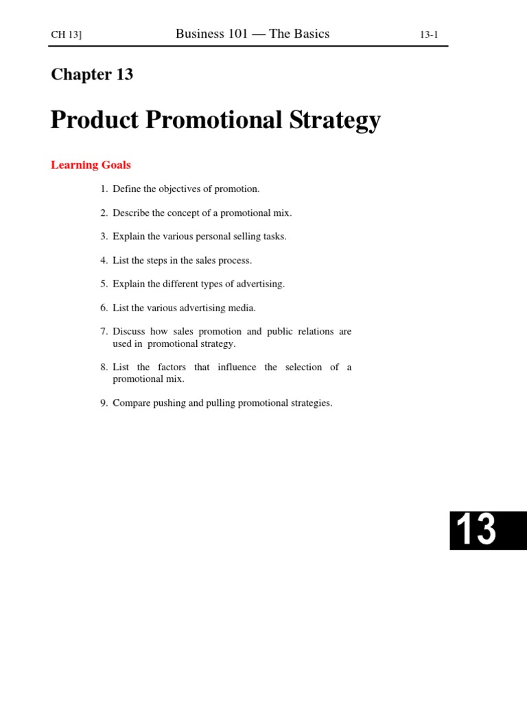 Marketing Promotion Essentials | PDF | Sales | Advertising