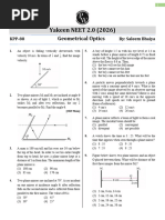 Plane Mirror Reflection Assignments | PDF | Mirror | Angle
