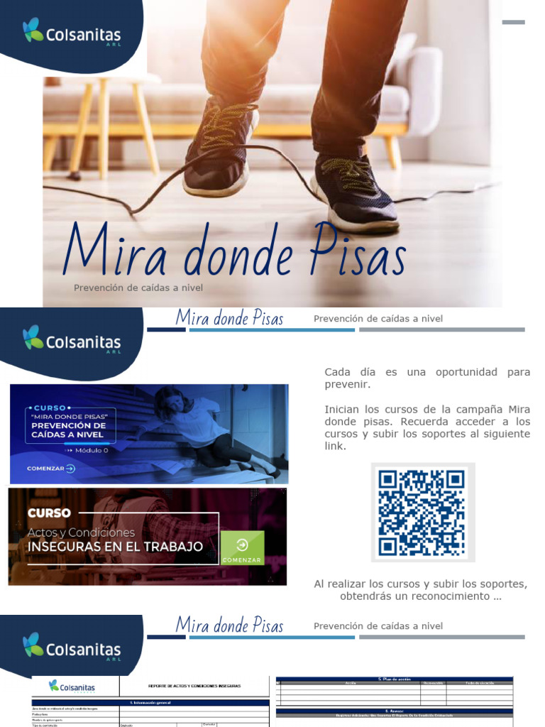 Mira Donde Pisas Colsanitas ARL | PDF