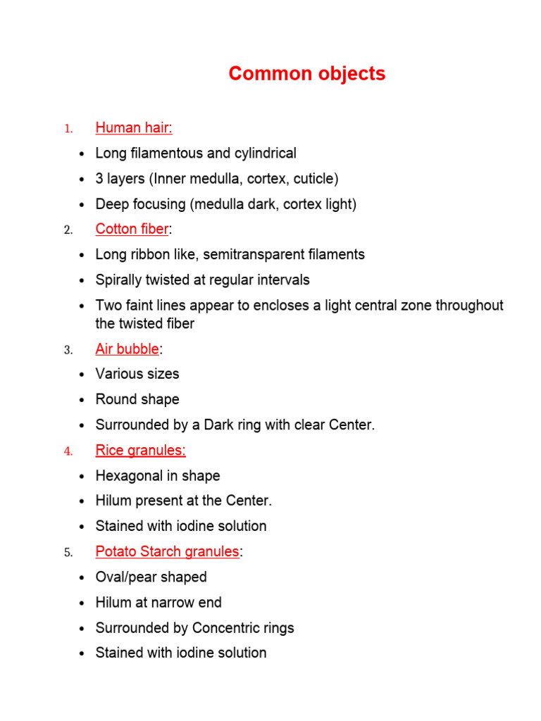 Common Objects | PDF