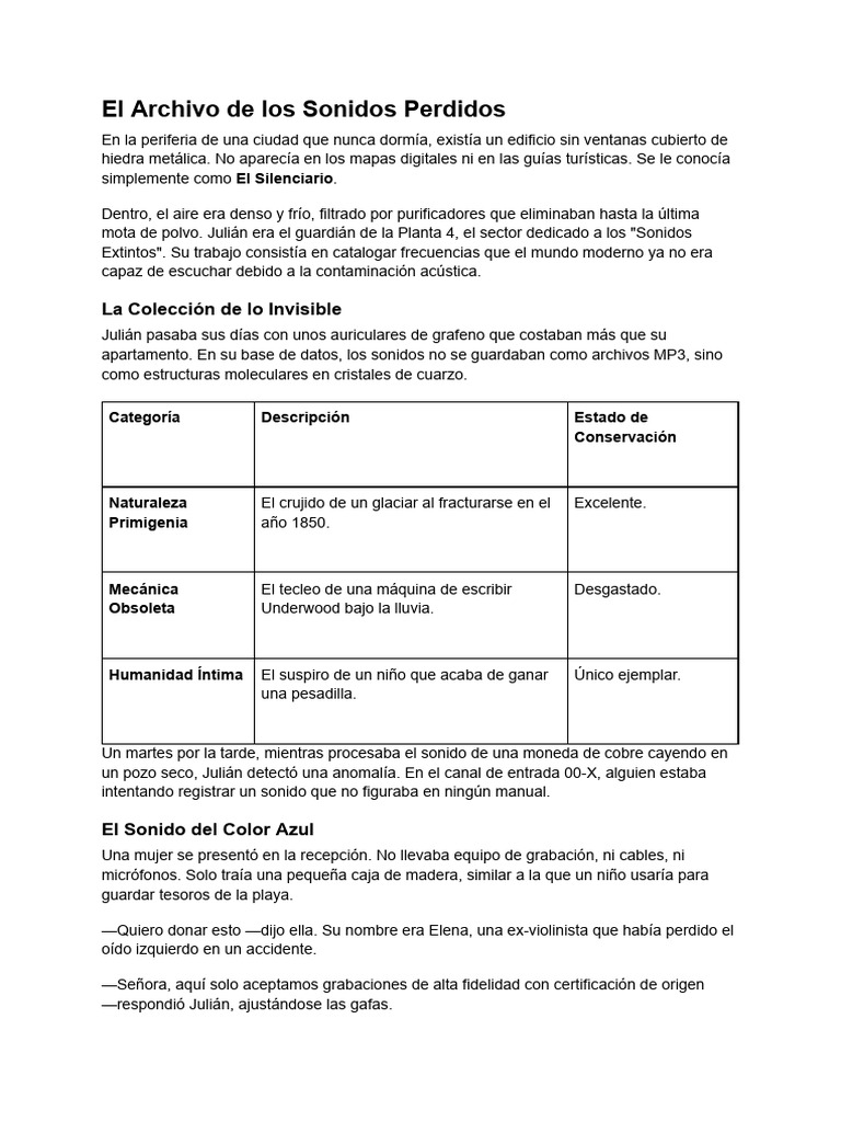 El Archivo de Los Sonidos Perdidos | PDF | Olas | Mecanica clasica