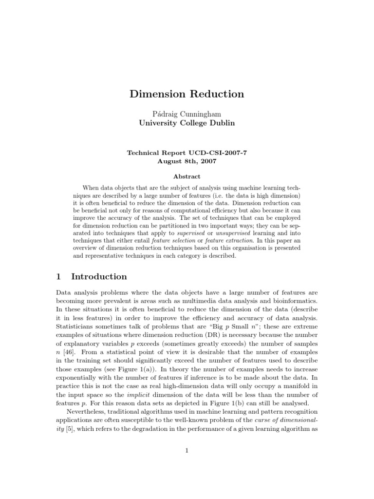 Feature Selection Extraction Pdf Principal Component Analysis
