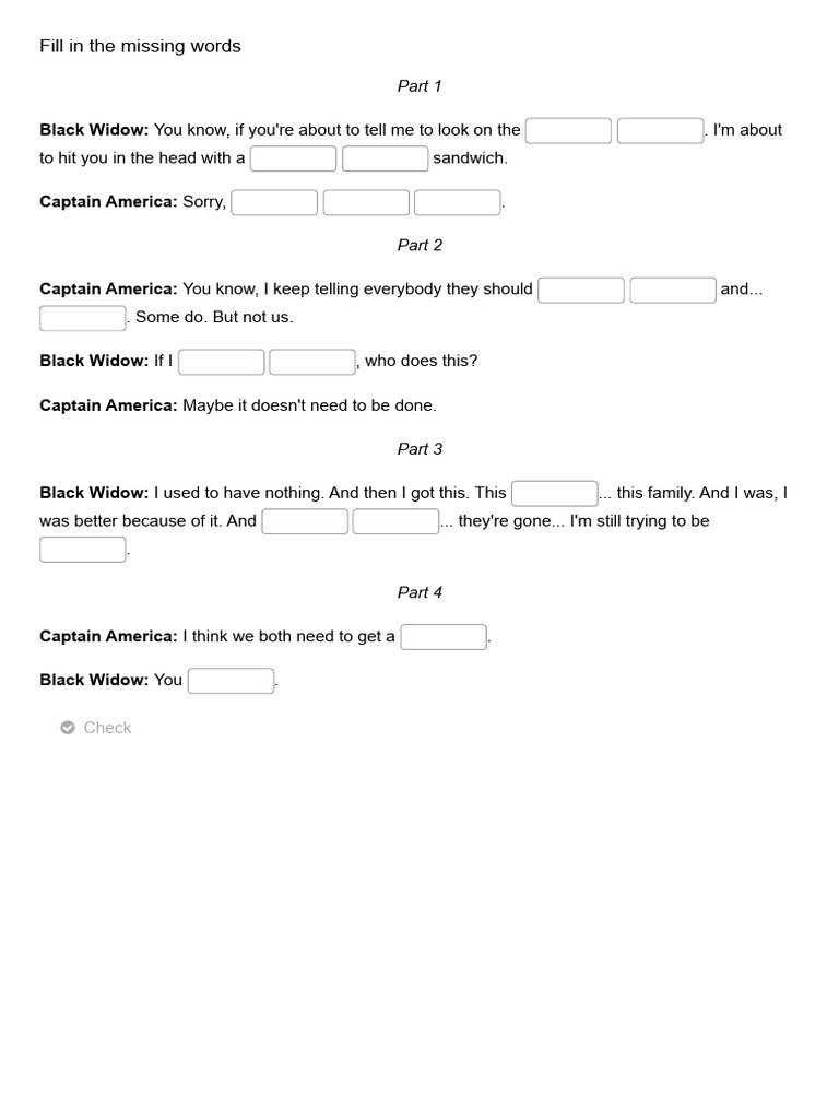 Avengers Endgame | PDF