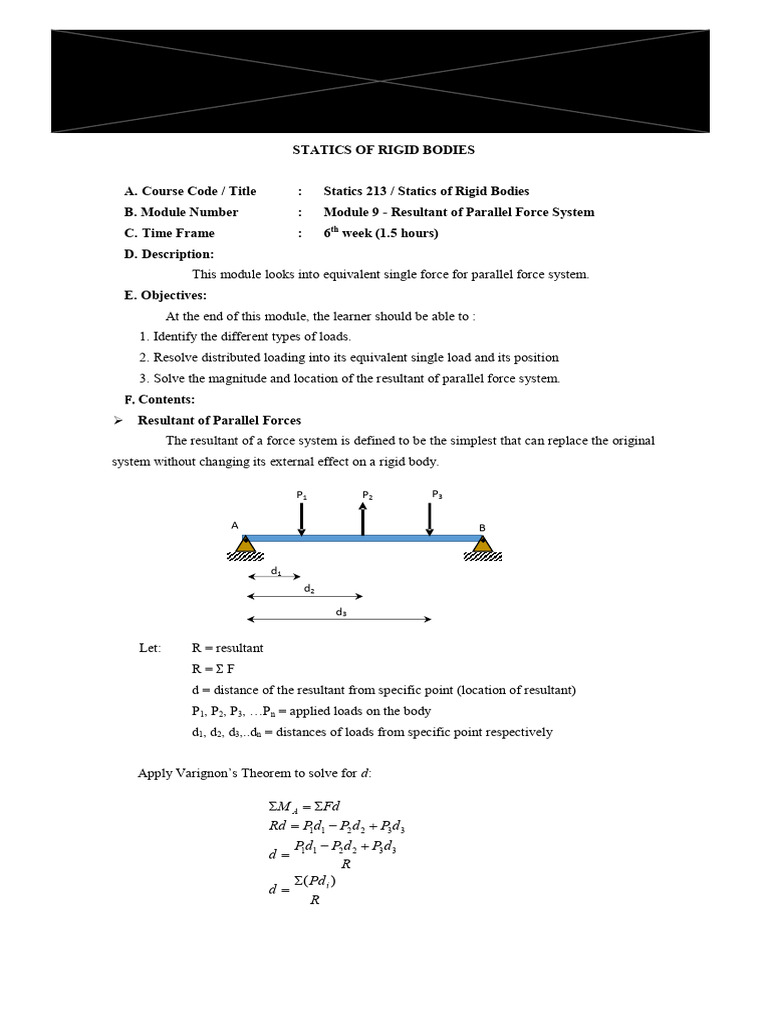 Resultant of Forces | PDF | Force | Geometry