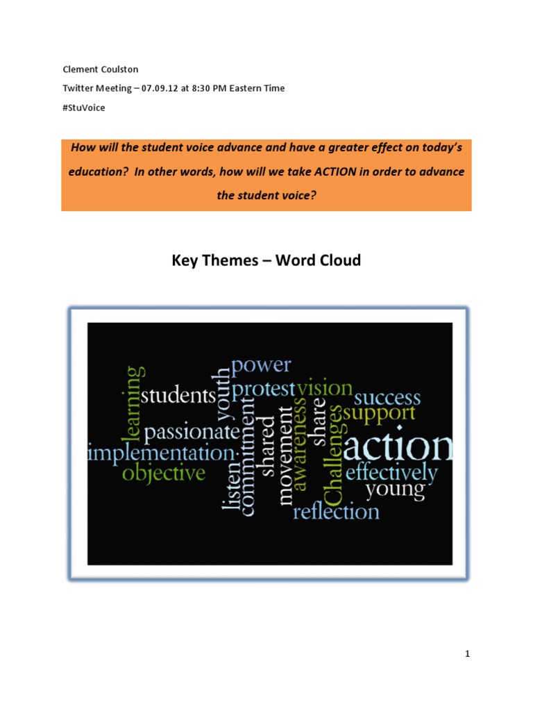 Key Themes - Word Cloud | PDF | Empowerment | Leadership