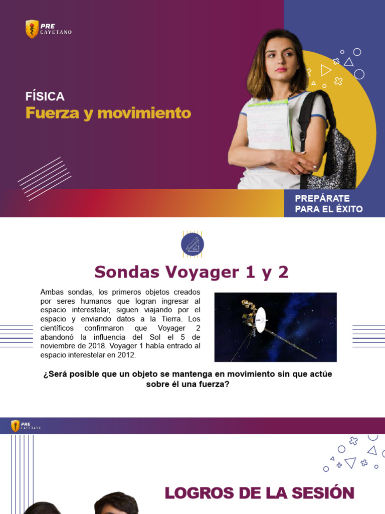 Tema 5 - Diapositivas - Fuerzas y Movimiento | PDF | Masa | Fuerza