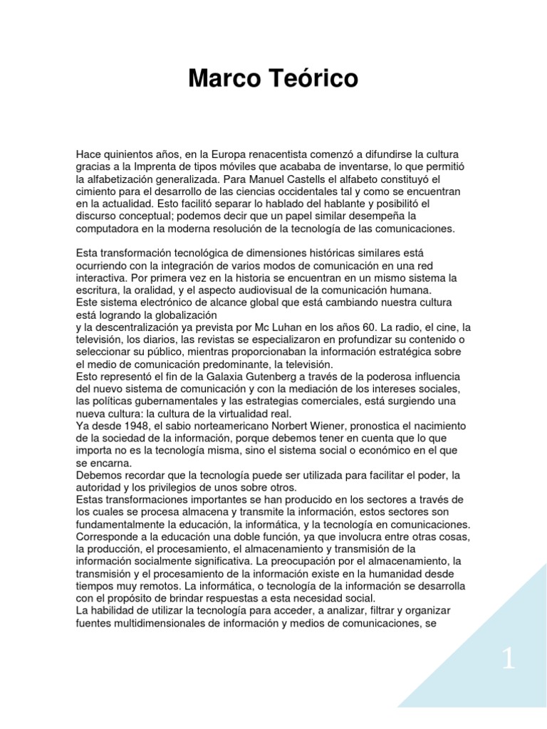 Marco Teórico computacion | Tecnología de información y comunicaciones ...
