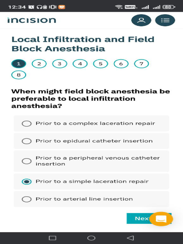 Local Infiltration and Field Block Anesthesia (A) | PDF