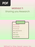 Pre-Oral Defense Presentation Guide | PDF