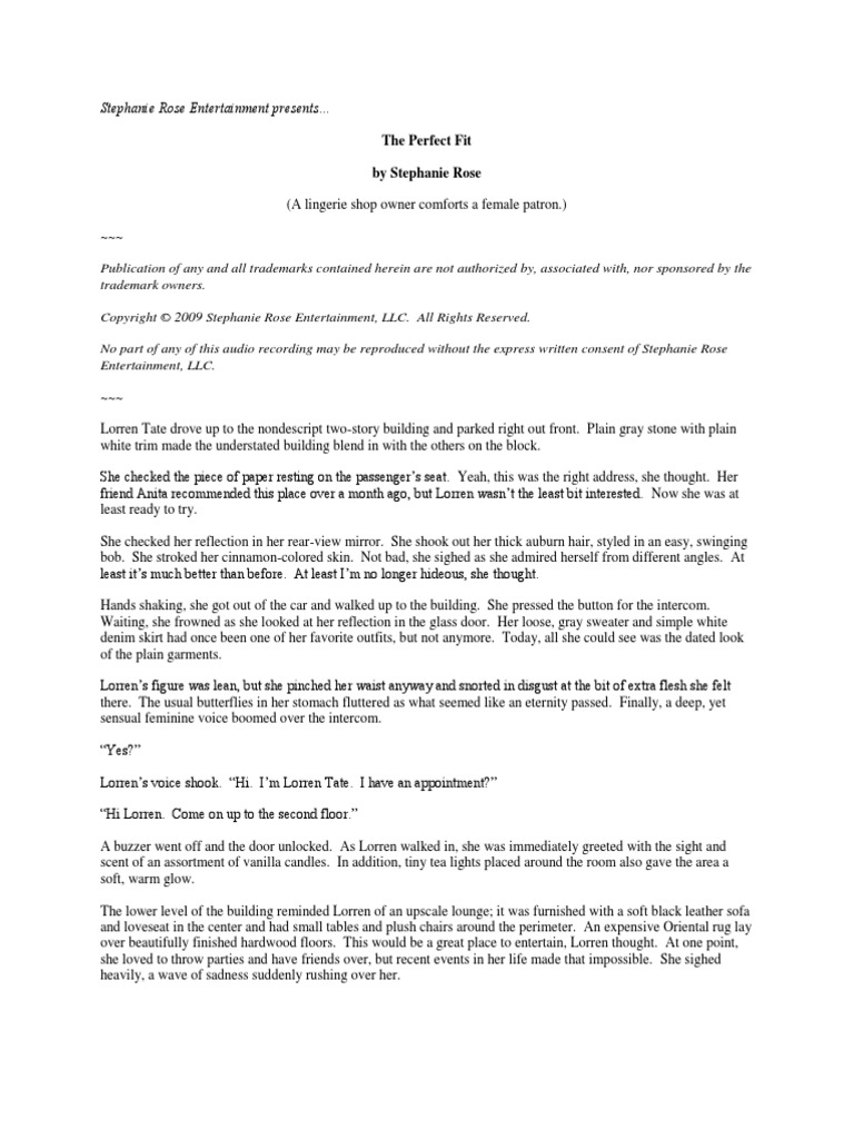 The Perfect Fit | PDF | Bra | Clothing