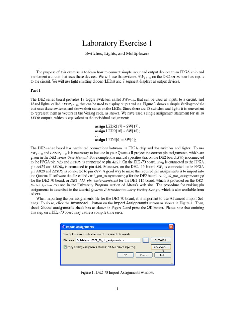 Lab1 - Verilog 7 Segment | Download Free PDF | Field Programmable Gate Array | Electronics